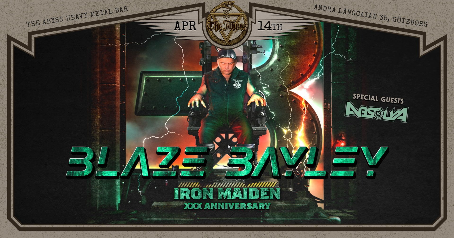 Blaze Bayley: Iron Maiden 30th Anniversary Tour @ The Abyss » The Abyss ...
