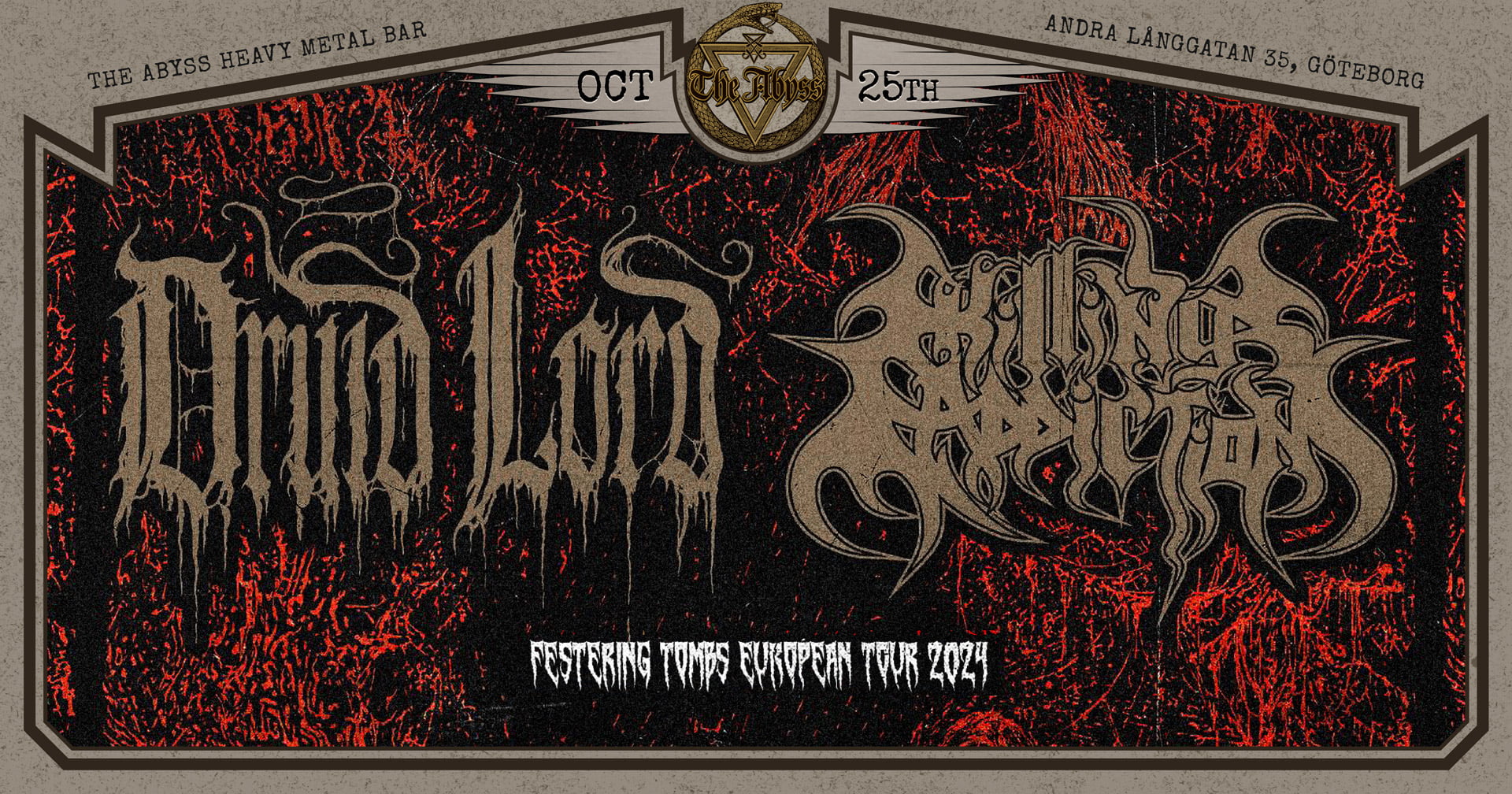 Druid Lord + Killing Addiction » October 25th » The Abyss™