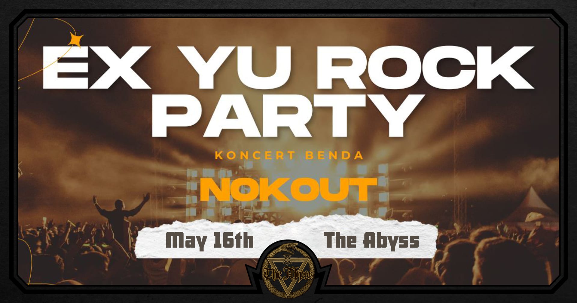 Ex-Yu Rock evening: NOKout live » The Abyss Göteborg