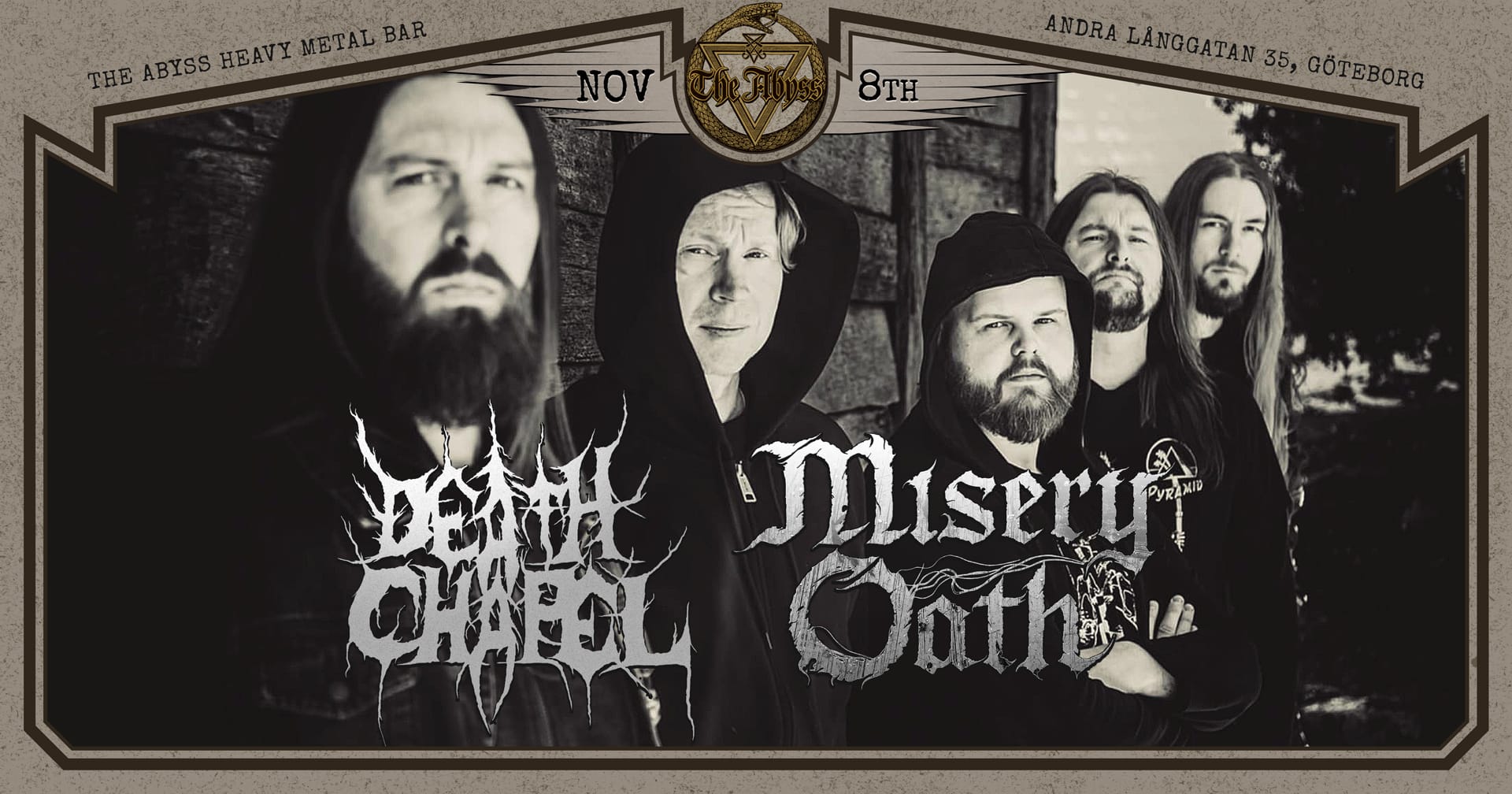 Charity & Birthday Ball: Misery Oath + Death Chapel LIVE