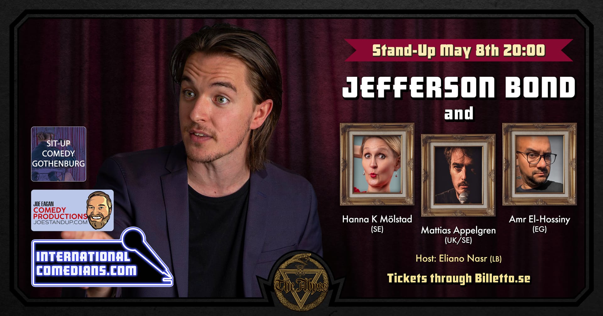 English Stand-Up: Jefferson Bond (UK) » The Abyss™ GBG
